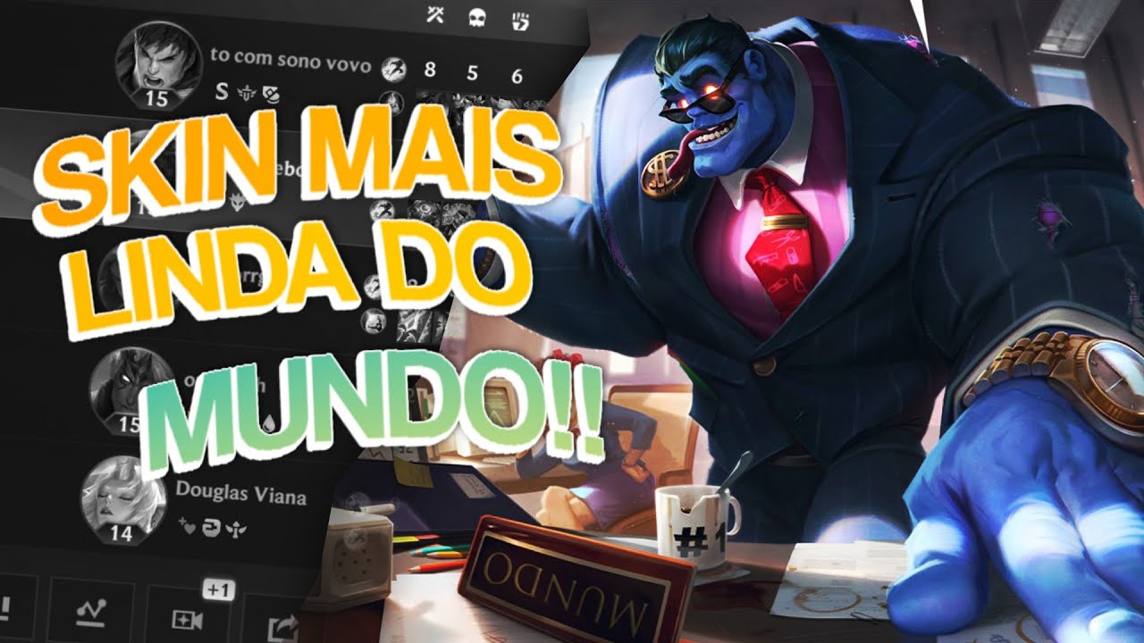 SKIN DIRETOR MUNDO WILD RIFT!! QUE SKIN LINDA!! - YouTube