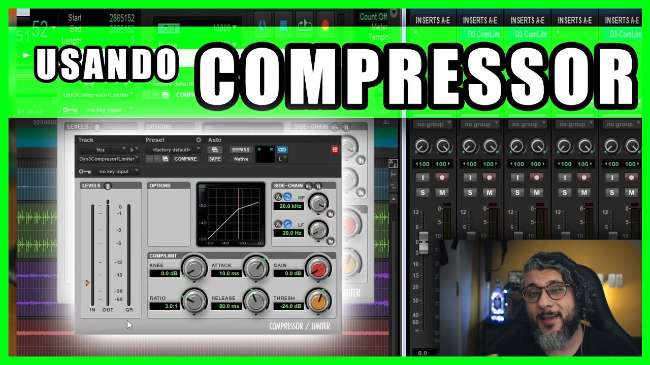 TUTORIAL: COMPRESSOR DE UMA VEZ POR TODAS | Como usar compressor na mix ...