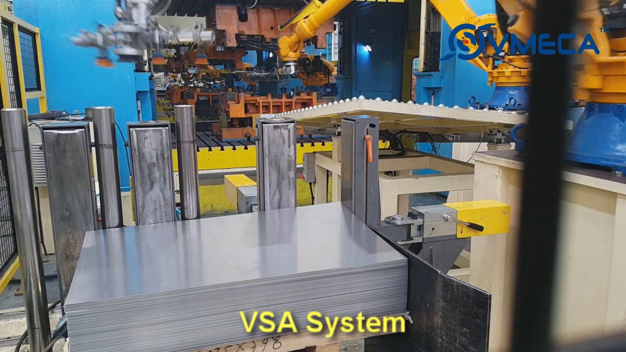 VMECA in Press/ Stamping application with Smart Swivel Arm System (VSA ...