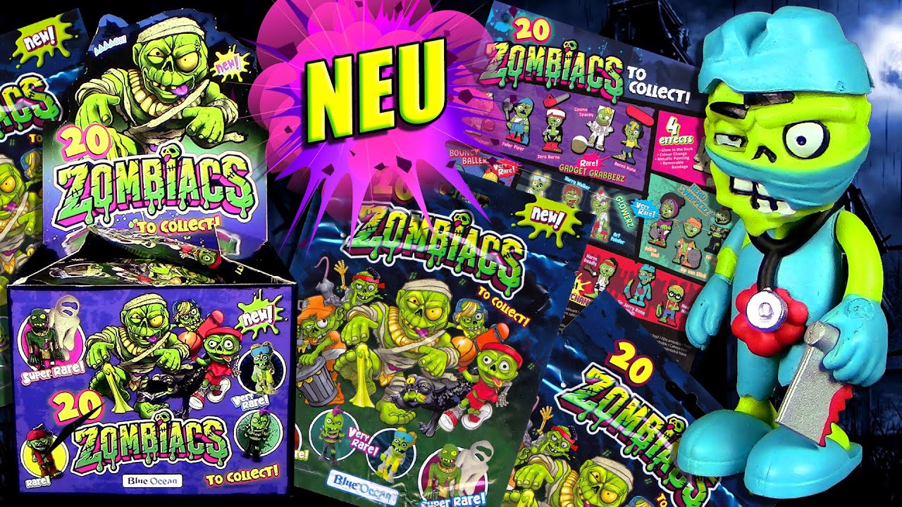 Blue Ocean ® Zombiacs ©™ Display mit 20 Zombie Figuren auspacken - Teil ...