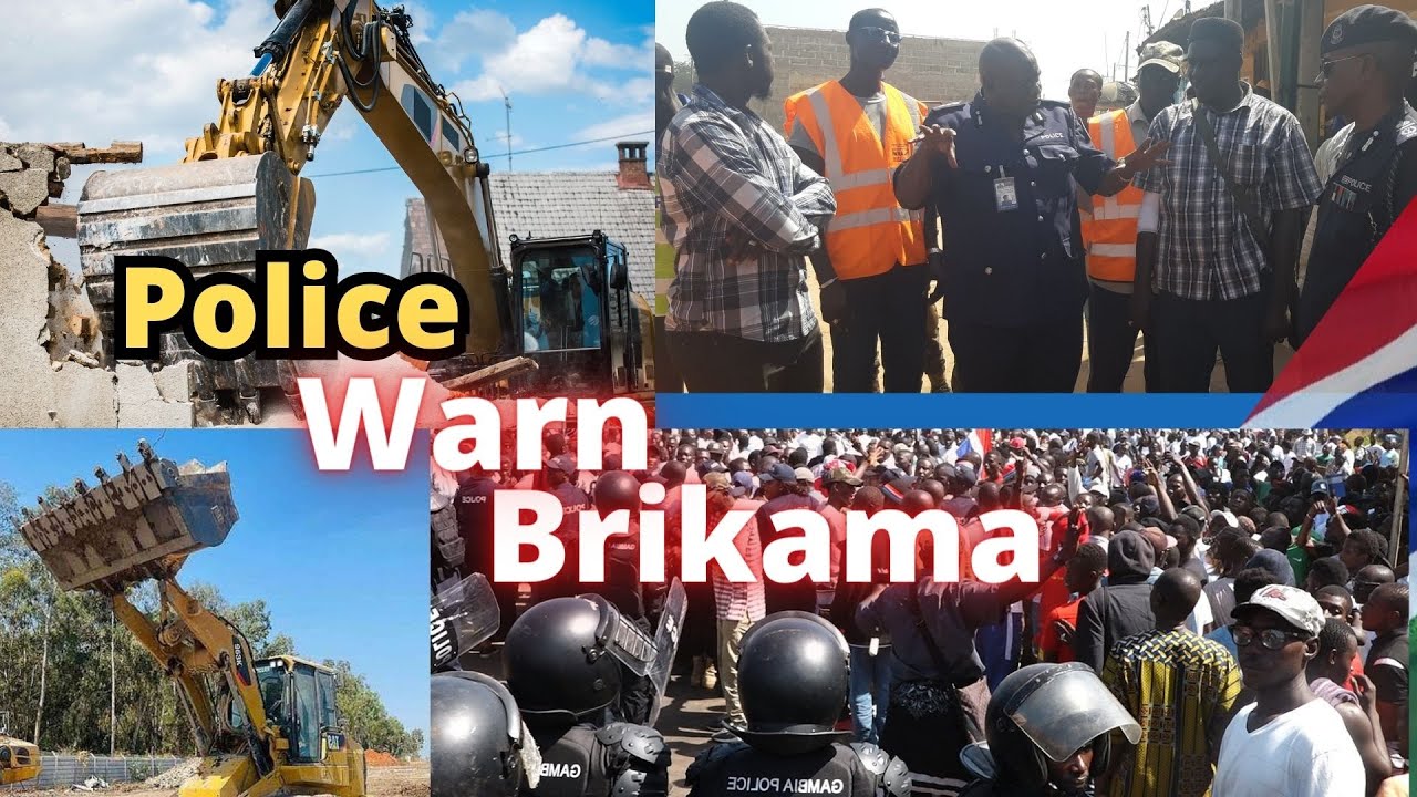Police Send Warning to Brikama illigal shop operation The Gambia Road ...