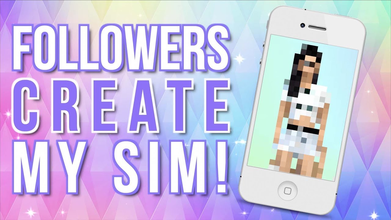 💙 MY INSTAGRAM FOLLOWERS CREATE MY SIM | Sims 4 CAS Challenge - YouTube