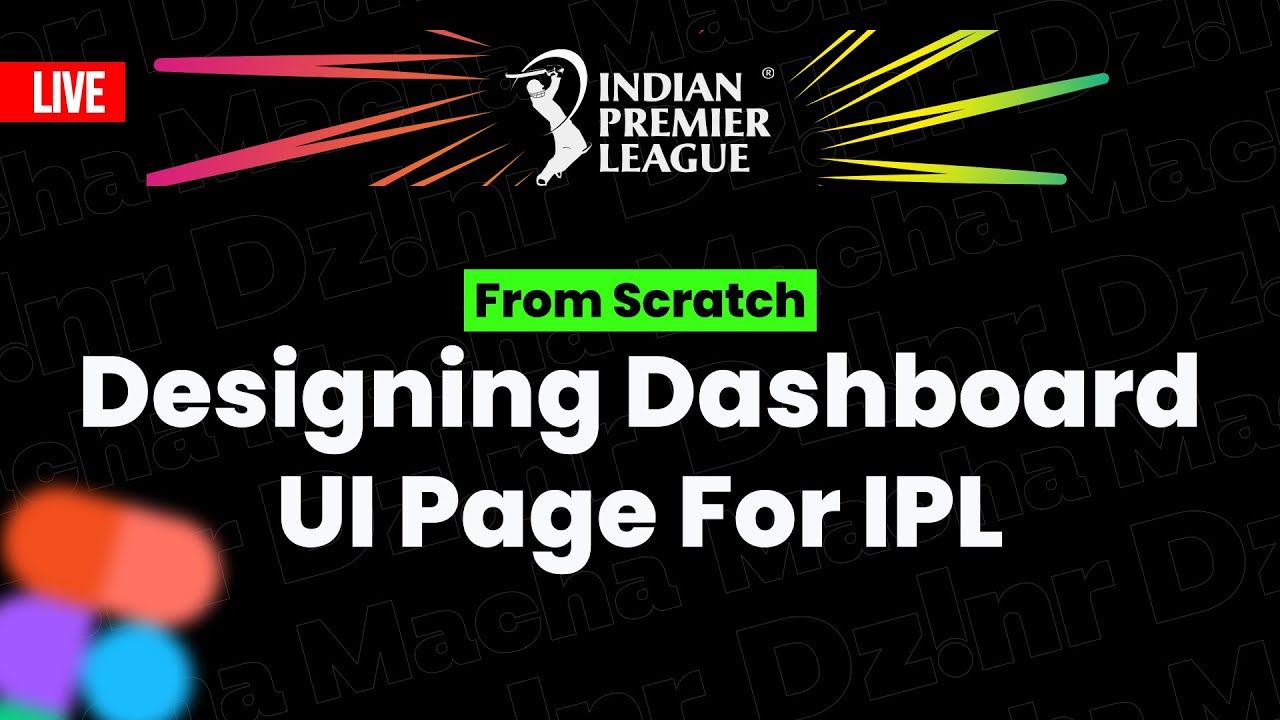 IPL UI Design in Figma From Scratch in Telugu Part 1 @DzinrMacha - YouTube