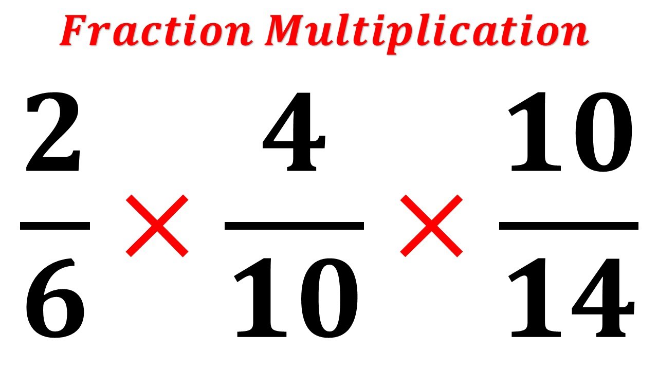 How to Multiply Three Fractions - Math - YouTube