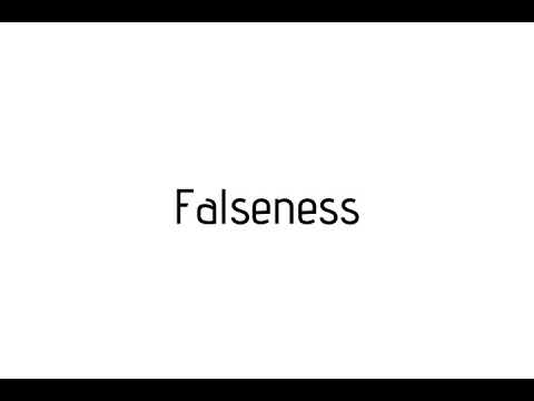 How to pronounce Falseness / Falseness pronunciation - YouTube