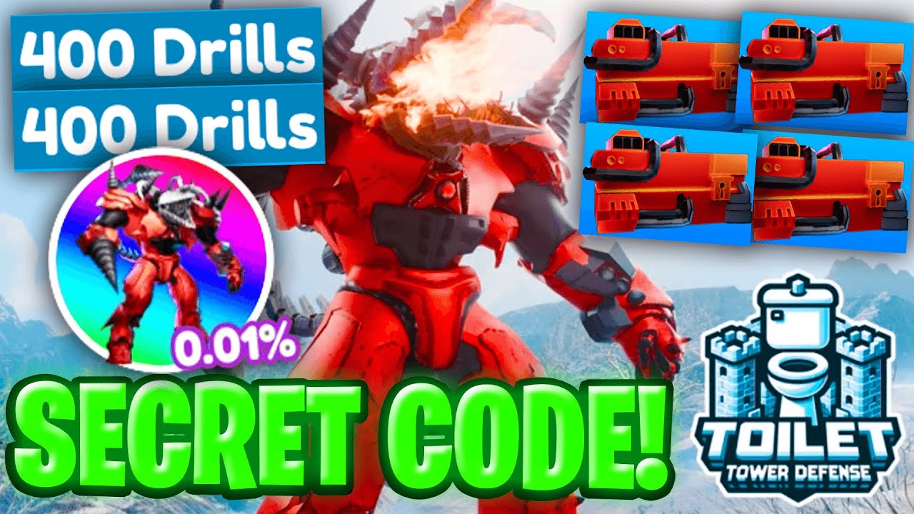 Toilet Tower Defense DRILL CRATE CODES!!! - YouTube