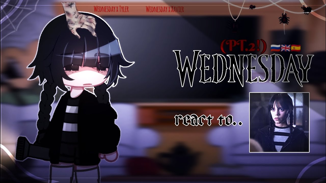 /🇷🇺🇬🇧🇪🇦 Wednesday react to future/🦇/Wednesday/Part 2!/Wednesday x ...