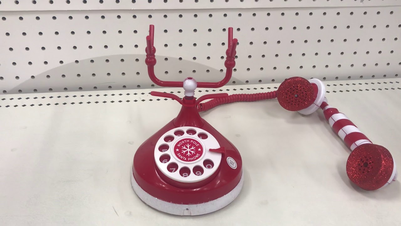 Gemmy 2020 animated Santas telephone (target exclusive) - YouTube