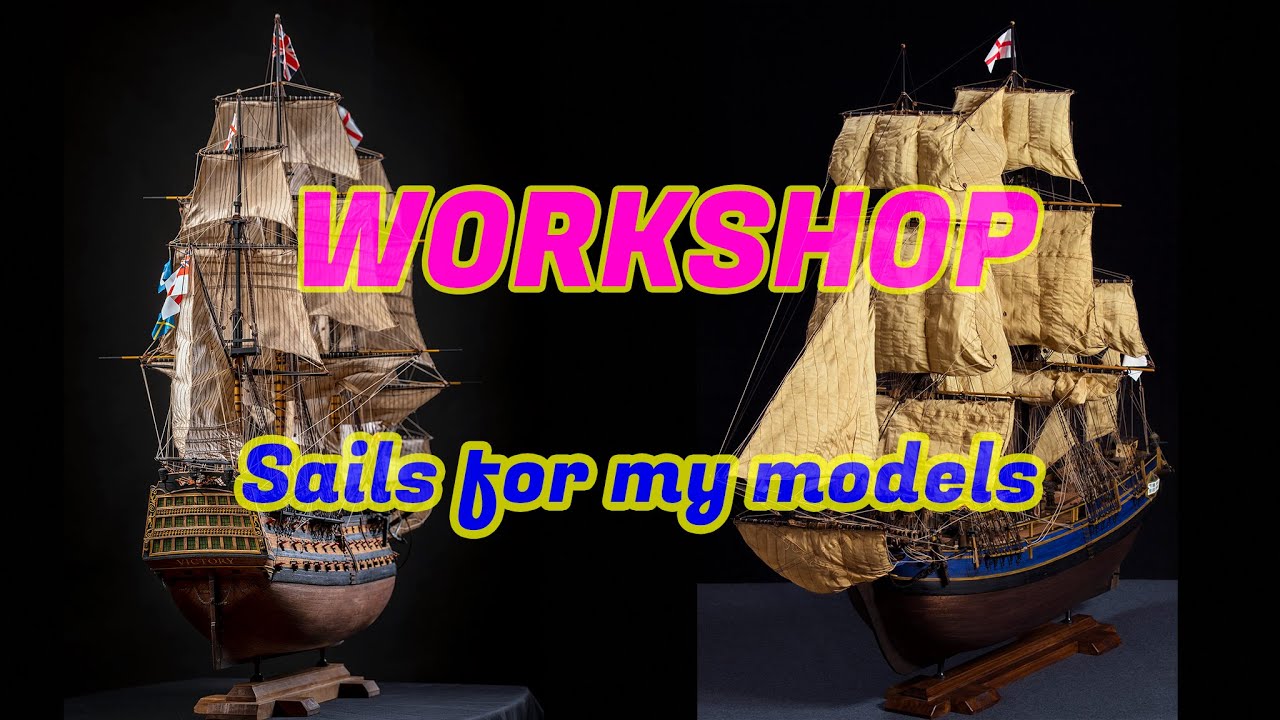Technology of making sails for my models - (shipmodeler WORKSHOP) - YouTube