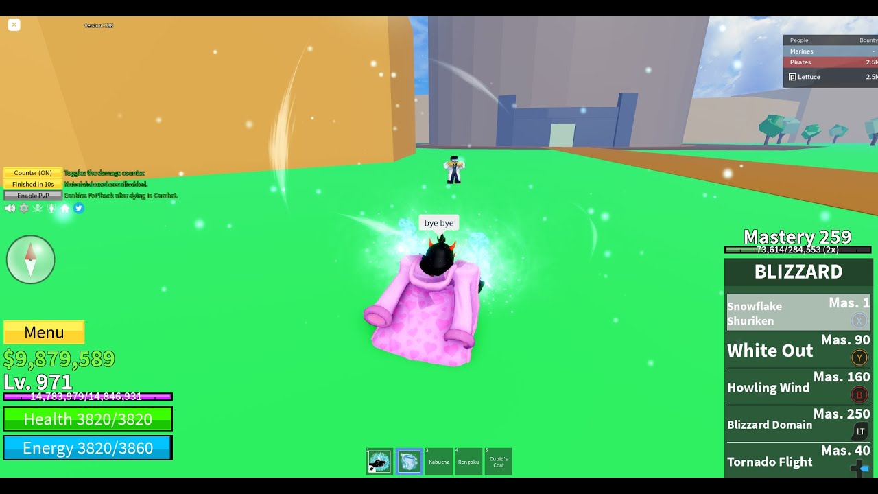 blizzard showcase blox fruits upd 19 - YouTube