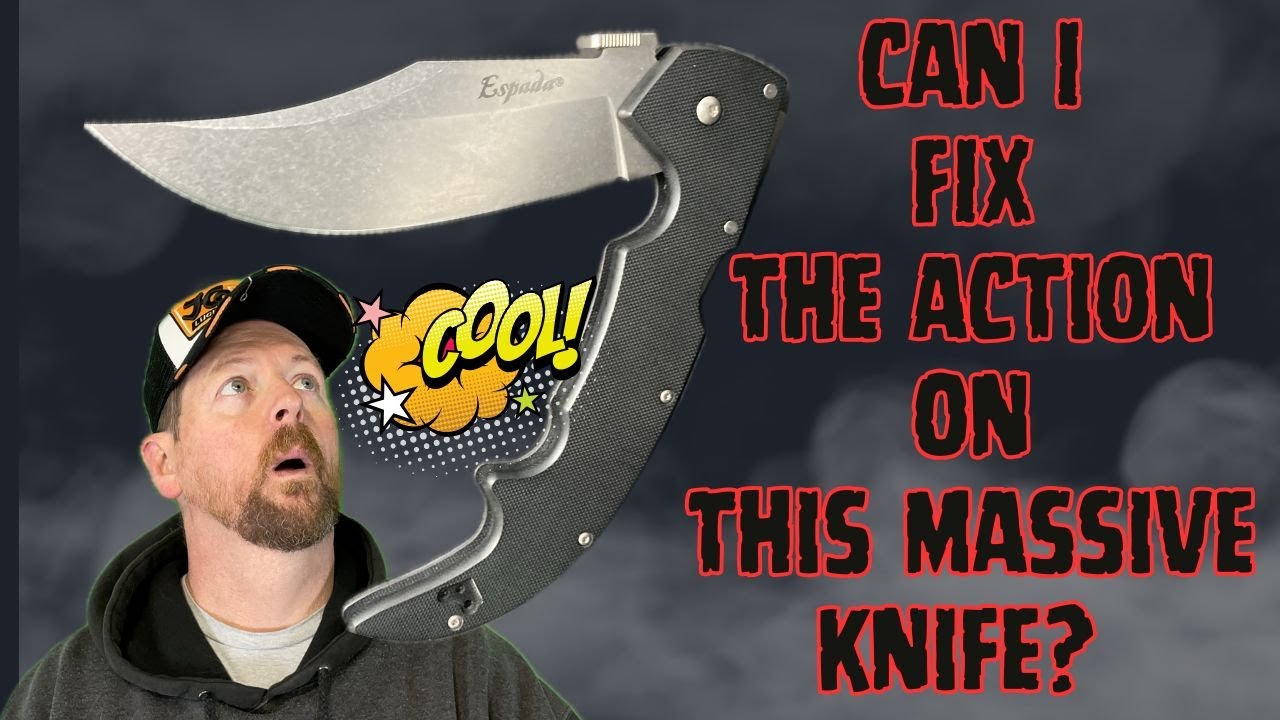 COLD STEEL ESPADA DISASSEMBLY, MAINTENANCE, AND MODIFICATION! HOW TO ...