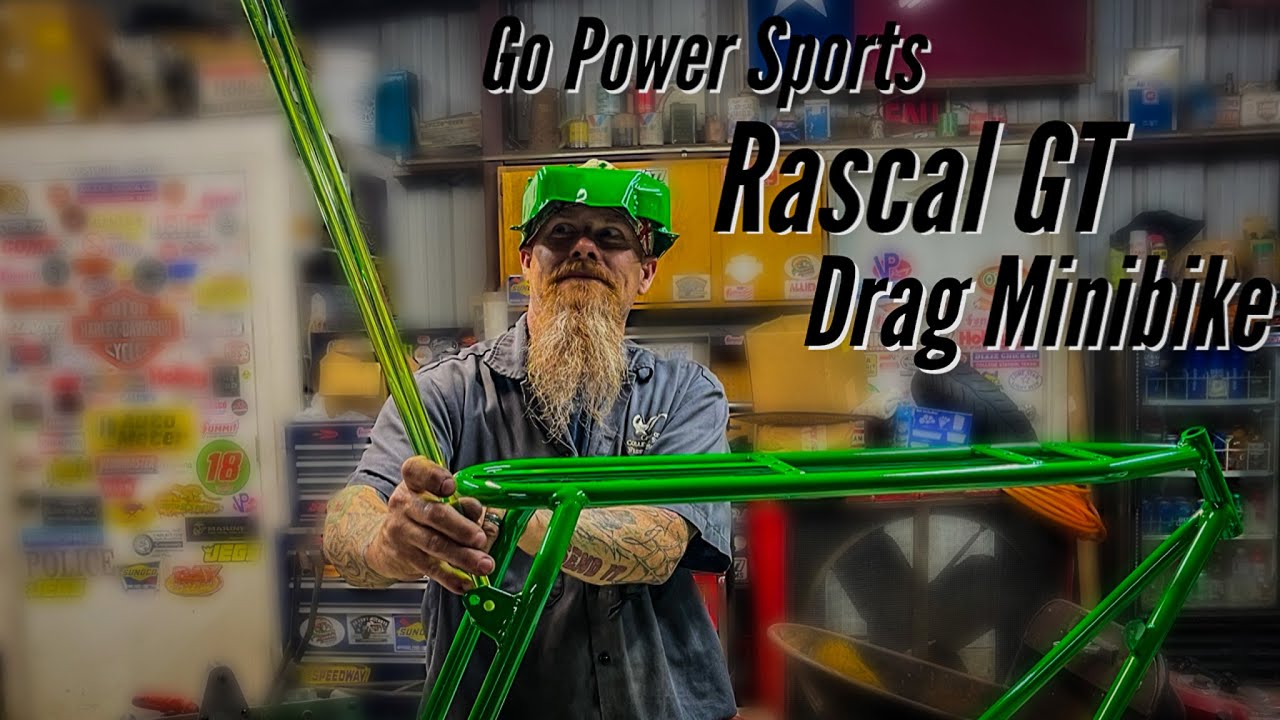Rascal GT Drag Minibike Build Pt 1 - YouTube