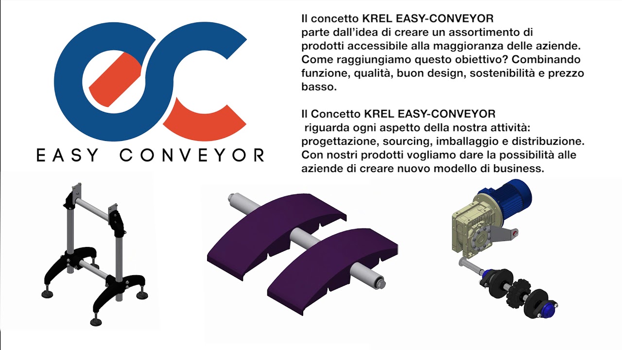 Krel srl Parma: Easy Conveyor - YouTube
