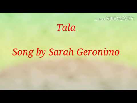 Tala by Sarah Geronimo with lyrics - YouTube