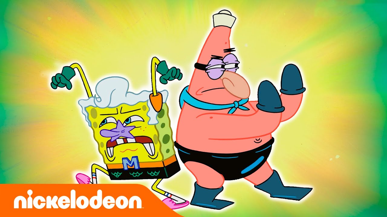 SpongeBob Schwammkopf | SpongeBob-Meerjungfraumann-Kopf | Nickelodeon ...