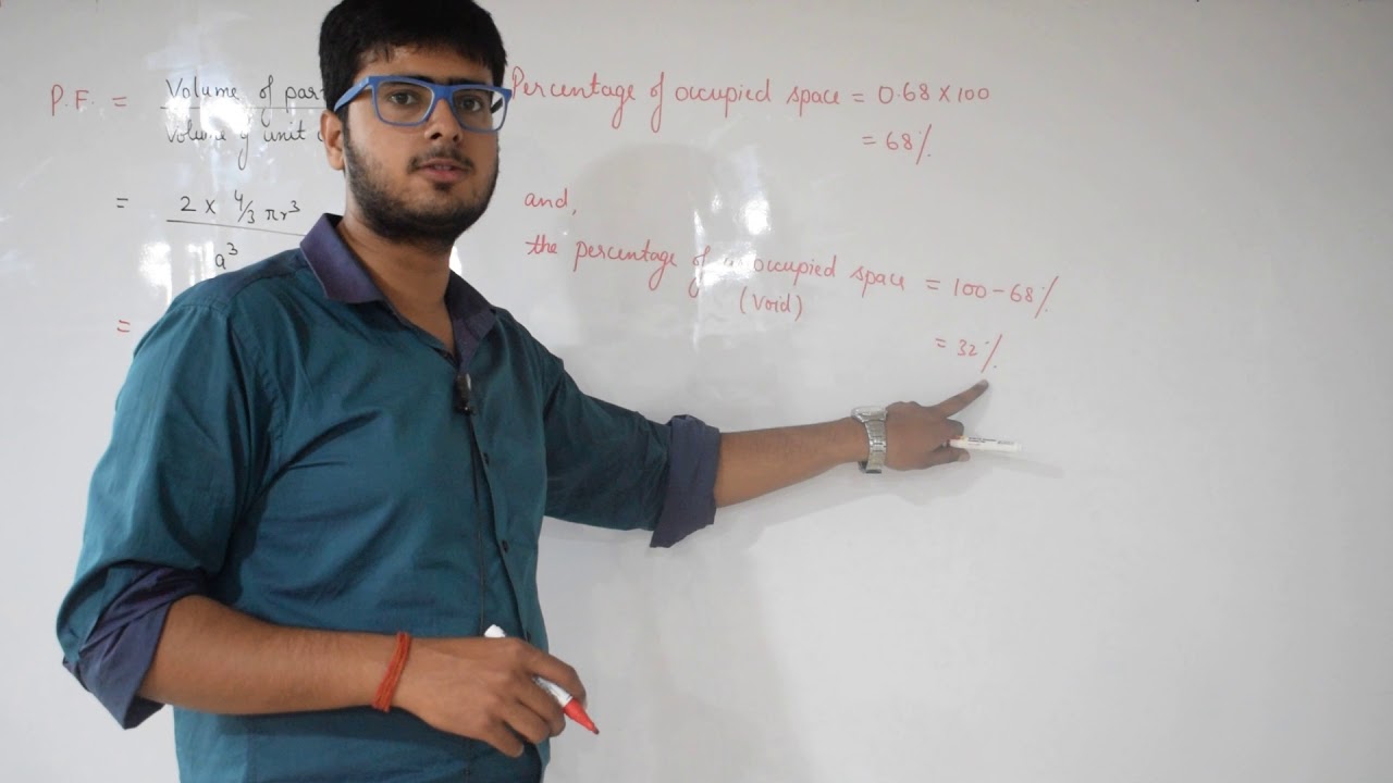 Packing Fraction of fcc and bcc Arrangements by Rishabh Tripathi - YouTube