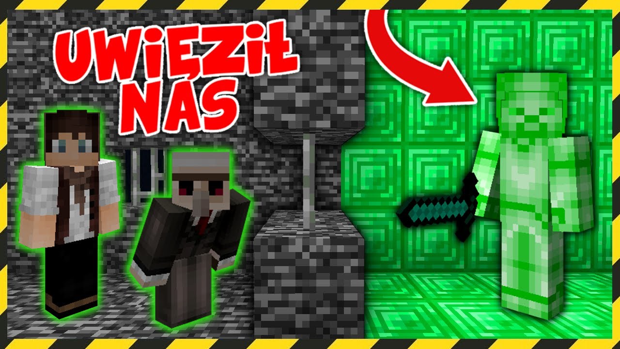 Minecraft FERAJNA: ZIELONY STEVE UWIĘZIŁ NAS W BUNKRZE! - YouTube