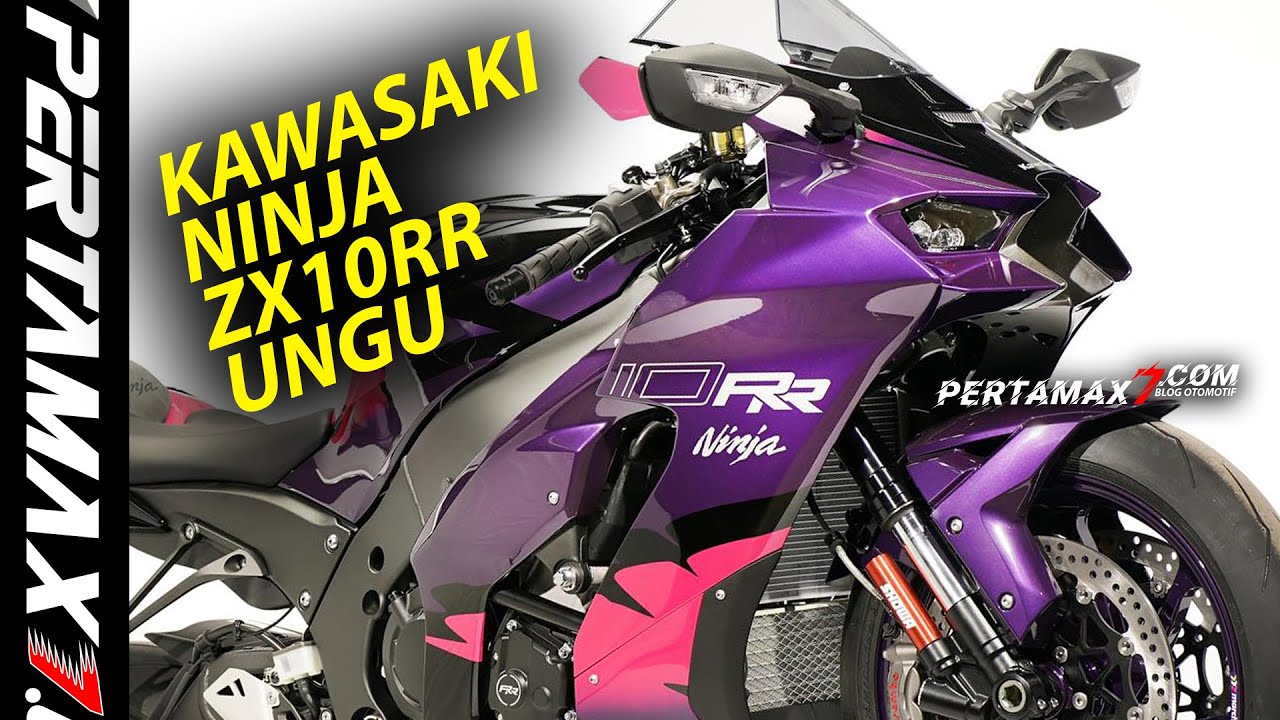 Bedah Moge Kawasaki Ninja ZX10RR Ungu Anniversary Performance Edition 🏍 ...