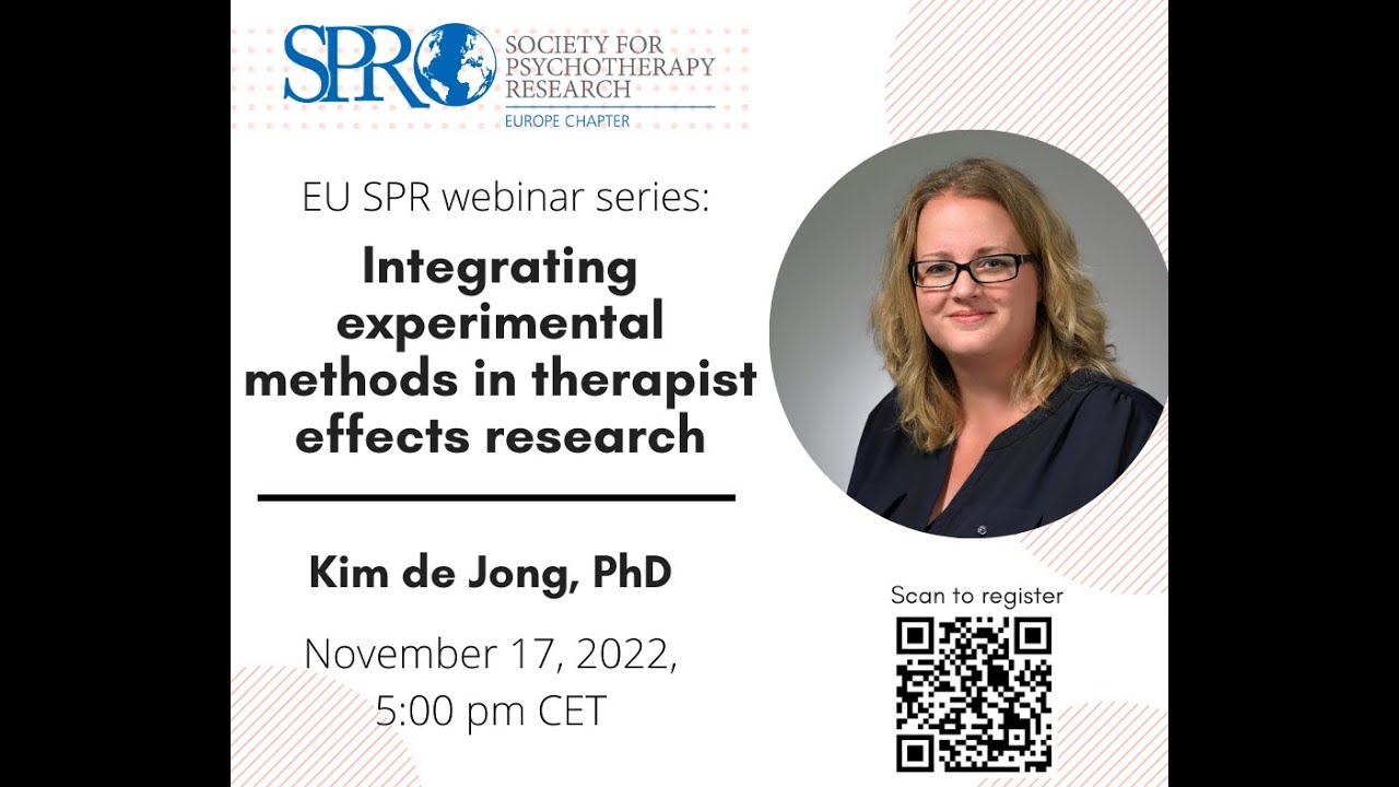 Integrating experimental methods in therapist effects research - YouTube