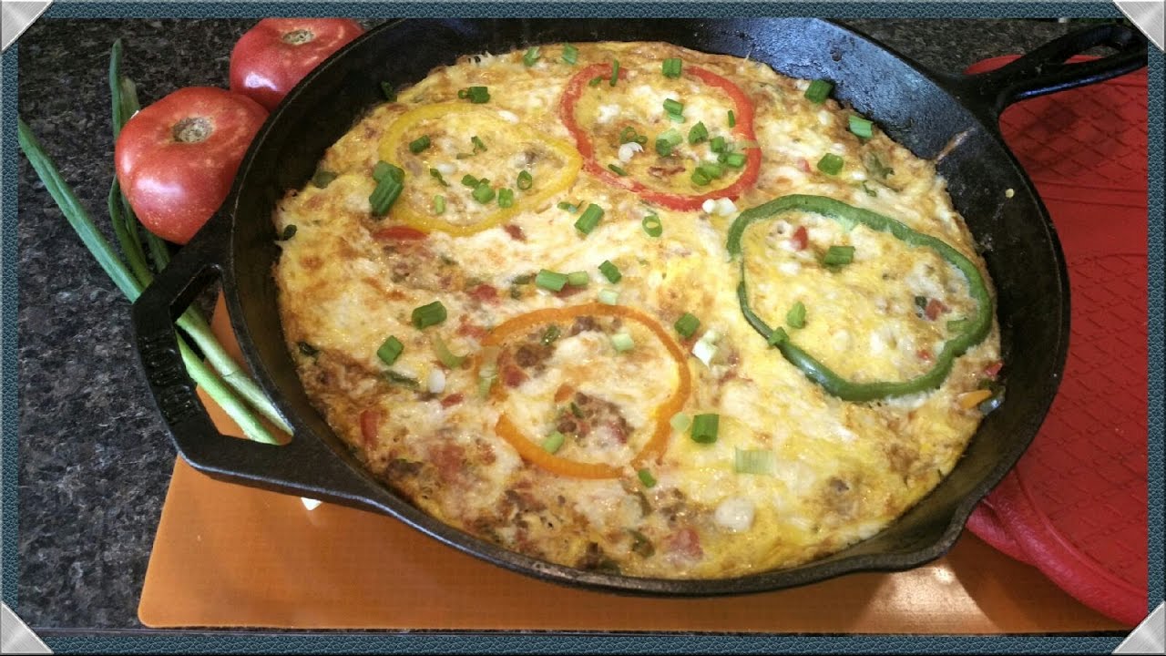 MEXICAN STYLE FRITTATA/HOW TO MAKE FRITTATA/LOW CARB - YouTube