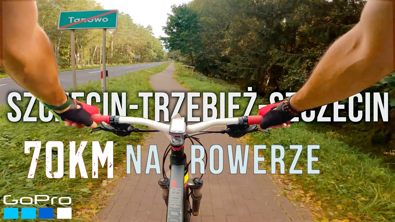 70km rowerem.Trasa Szczecin-Trzebież-Szczecin /MTB Rockrider 540 (GoPro ...