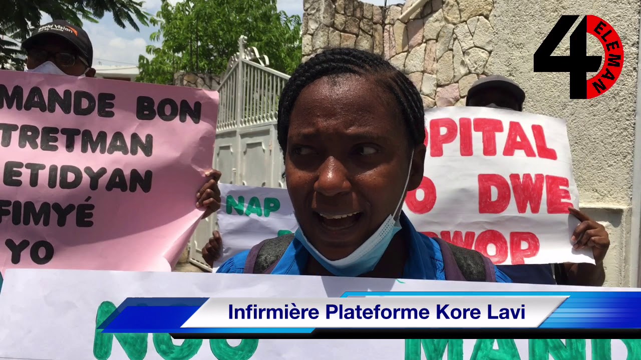 Plizyè Enfimyè nan Platfòm Kore Lavi Pran lari pou mande leta Asistans ...