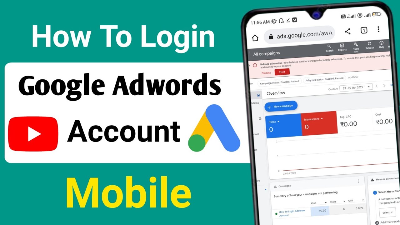 How to Login Google Adwords Account | Google Ads Account Kaise Login ...