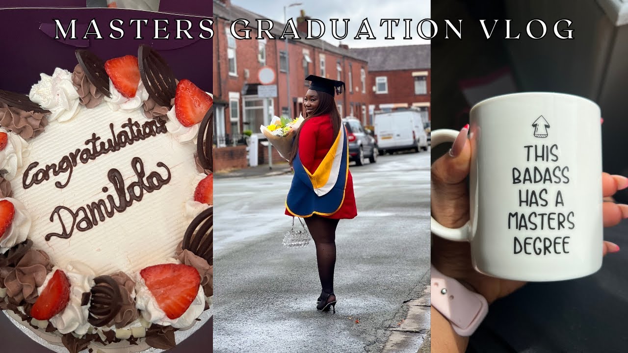 MY GRADUATION VLOG – MSc with a Distinction + Hosting a Party + A Baby ...