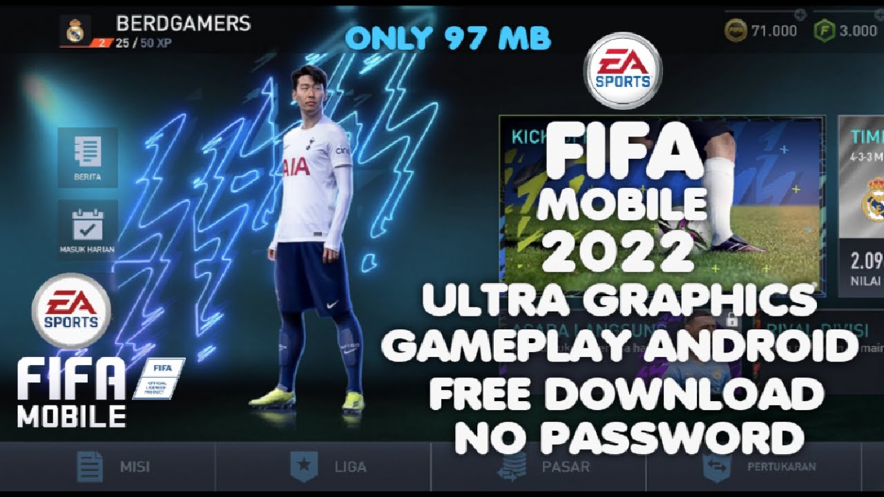 FIFA 22 Mobile Graphics 4K Gameplay Android - YouTube