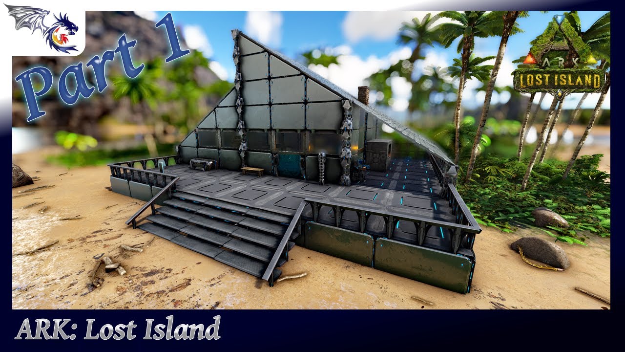 Building A Tek Beach House | ARK: Survival Evolved #7 - YouTube