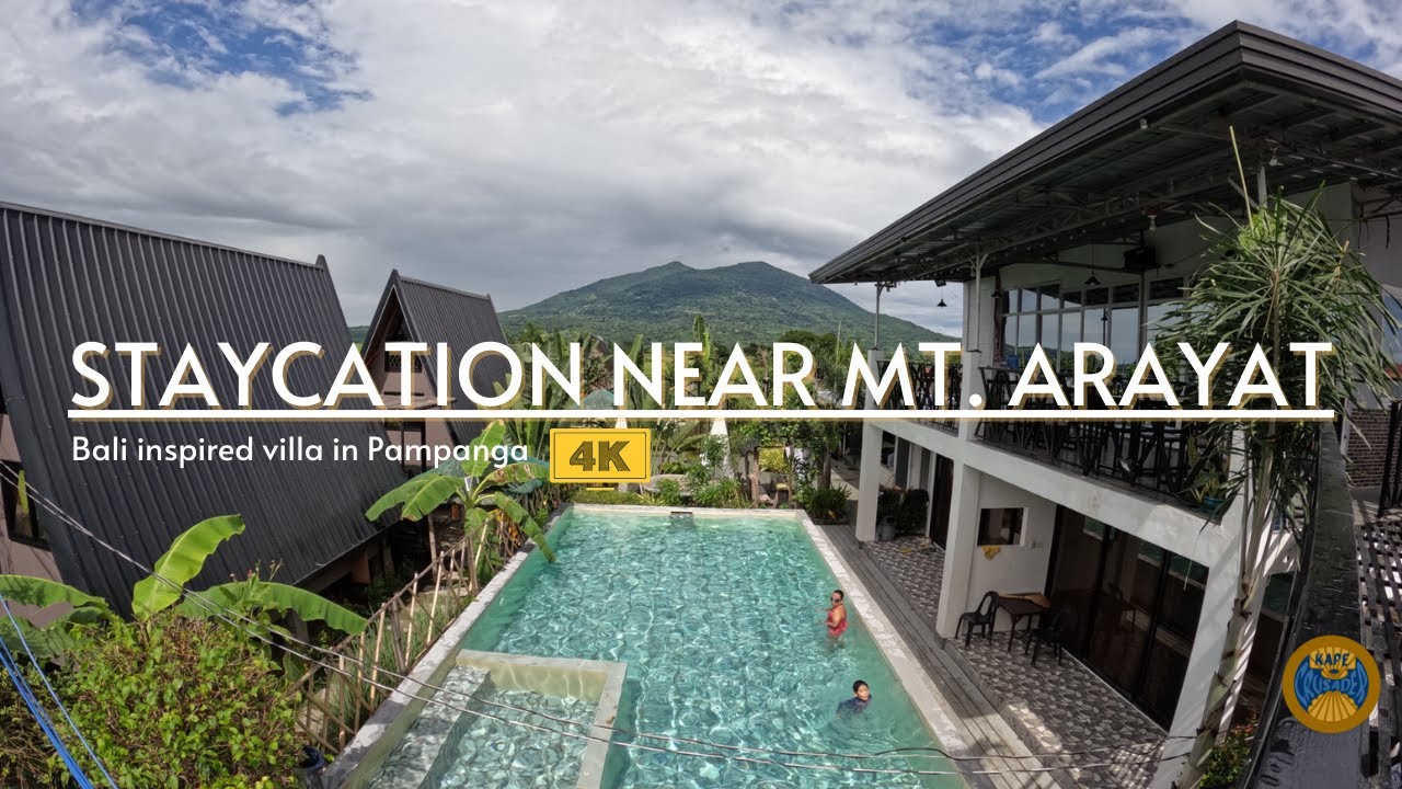 Pampanga staycation with a scenic view of Mt. Arayat (with time lapse ...