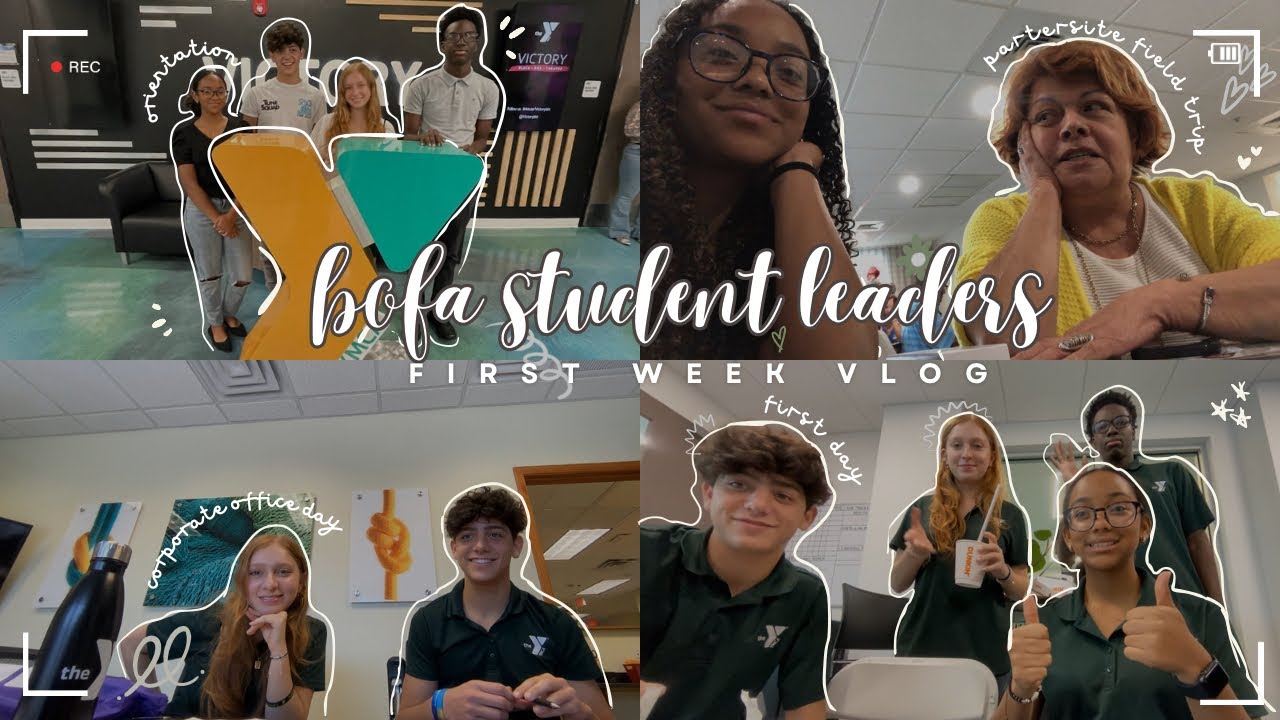 week in the life of bofa student leaders *first week! - YouTube