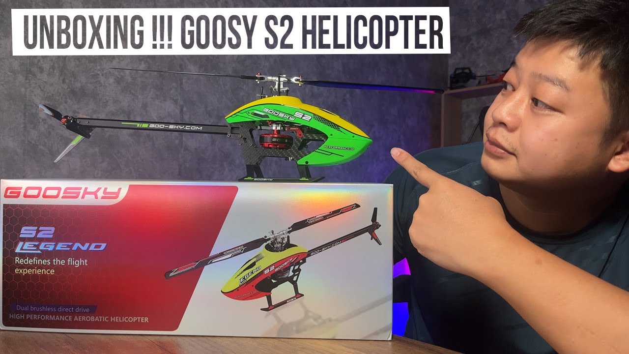 Unboxing !!! Goosky S2 Helicopter BNF Version - YouTube