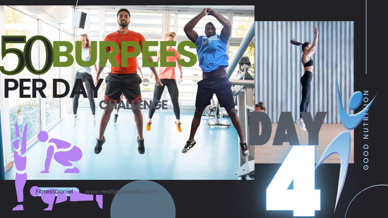 50 Burpees a Day Challenge – Day 4 | Knee Scare & Pushing Through ...