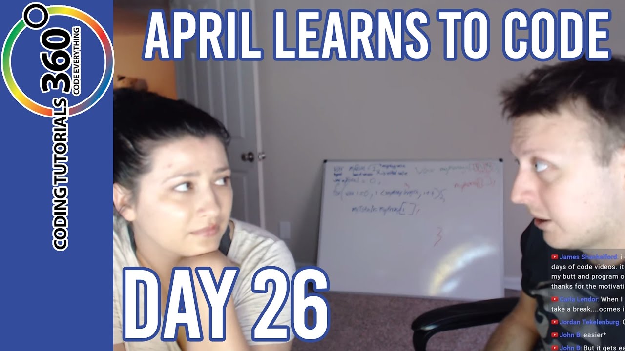 Day 26 April Learns To Code 100 Days Of Coding Challenge YouTube Day 26 April Learns To Code 100 Days Of Coding Challenge YouTube