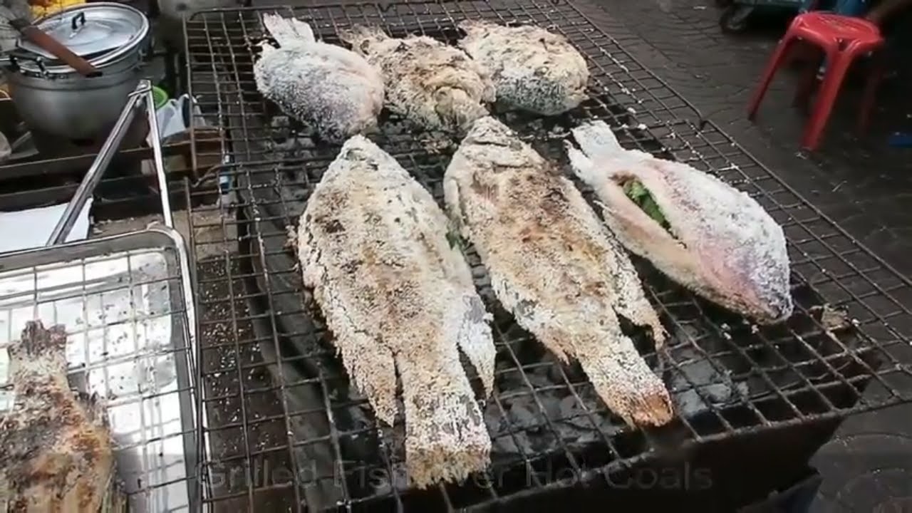 Thai Fish Grilled, Thailand Street Food, Pattaya Street Food, Street ...