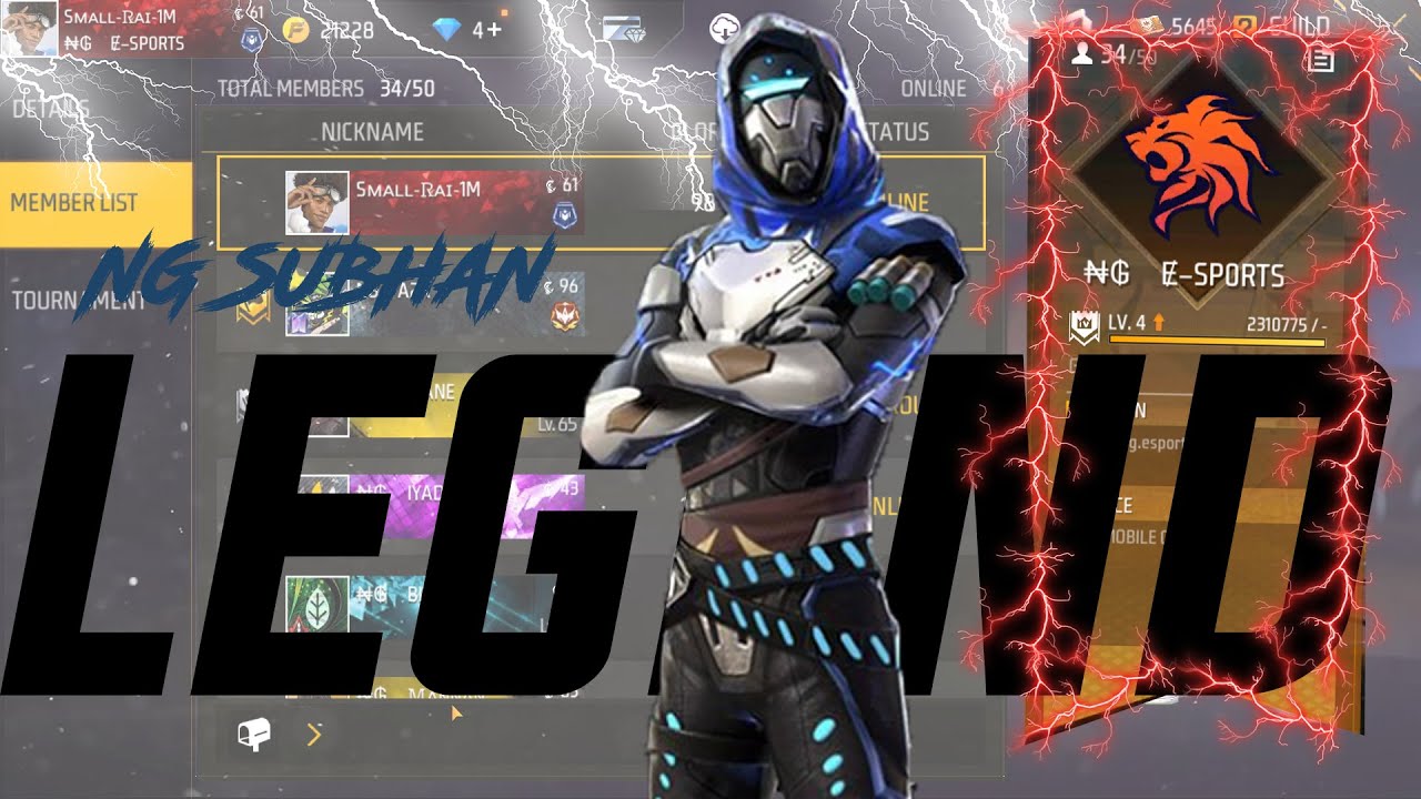 Rising Legend From NG-ESPORTS 🔥| India's Best Guild 💖@_a2k ...