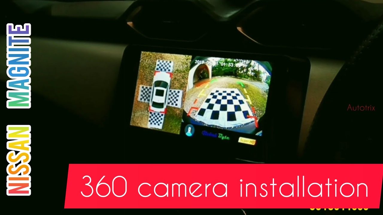 Nissan magnite 360 camera - YouTube