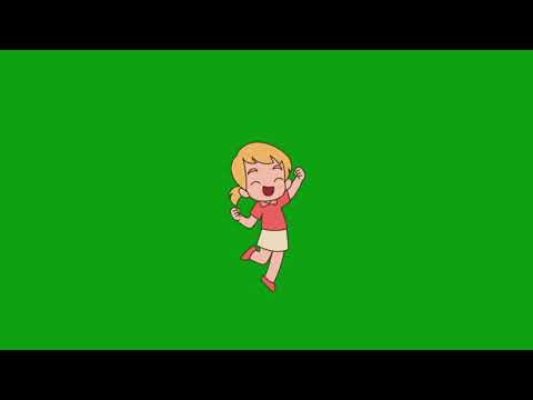 MENINA DANÇANDO GREEN SCREEN GIRL DANCING GREEN SCREEN