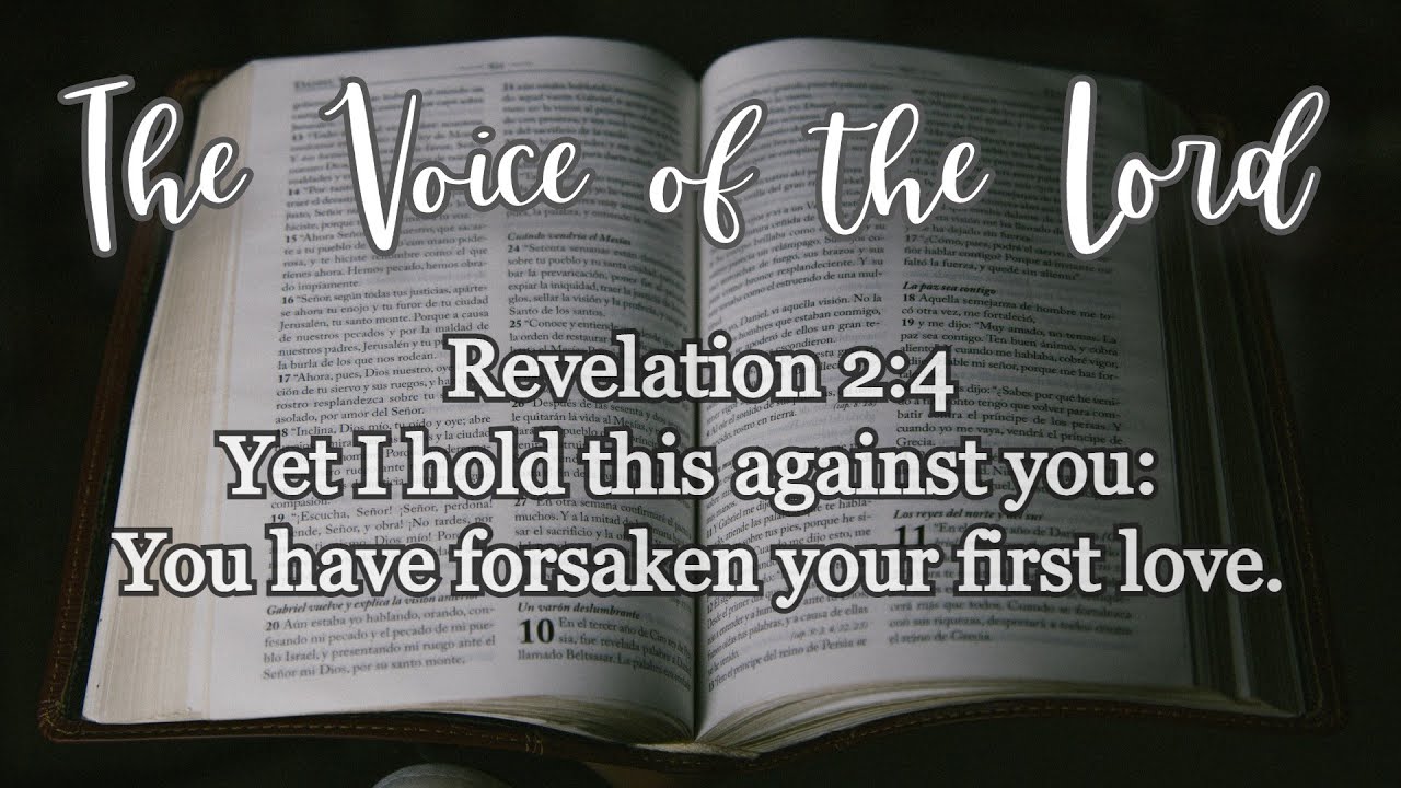 Revelation 2 4 The Voice of the Lord November 21, 2021 by Pastor Teck ...