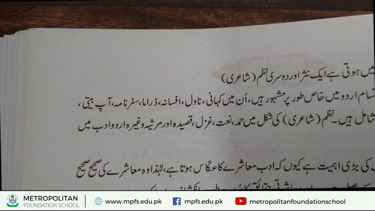 Class 8 Urdu | Adab ki ahmiat | 18 Jan 2021 - YouTube