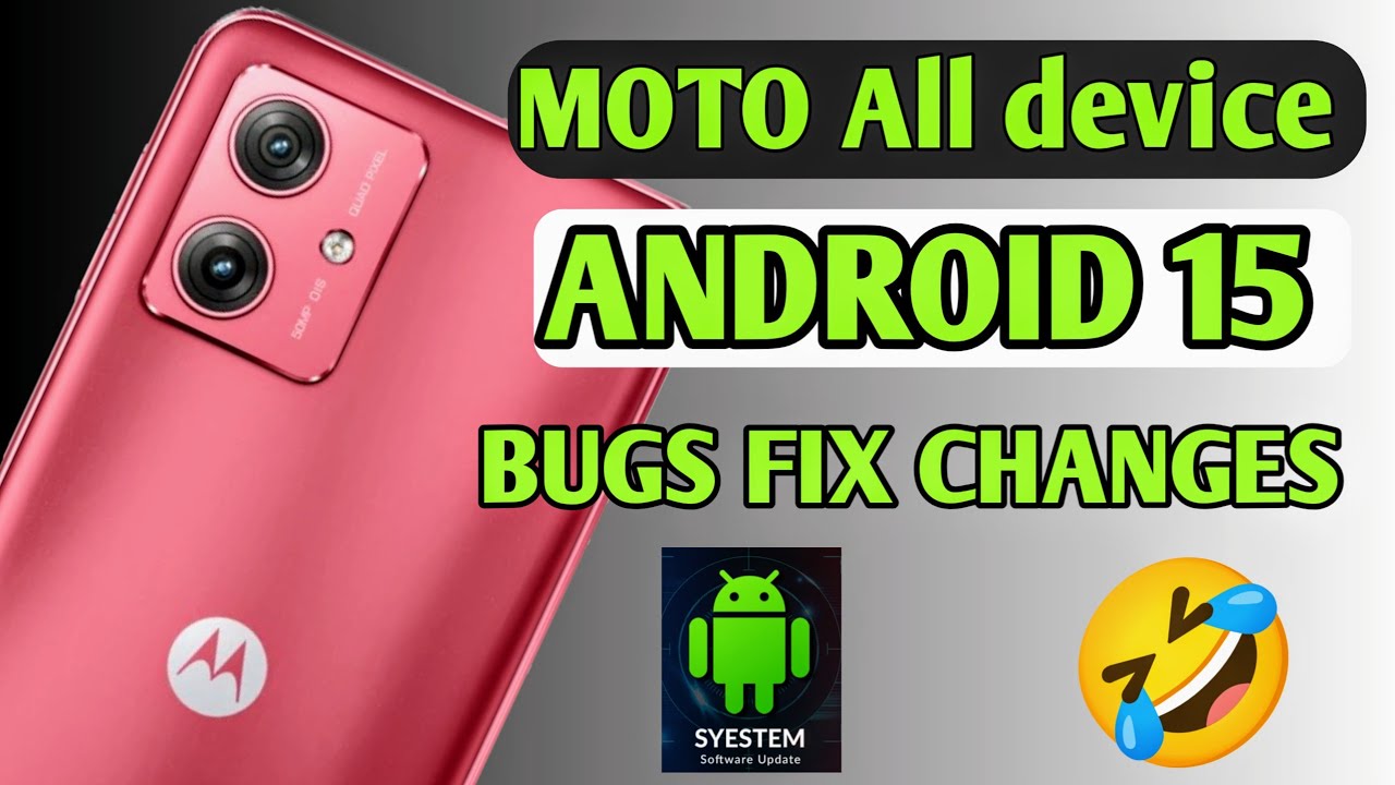 Moto device bugs fix update changes 📢 - YouTube