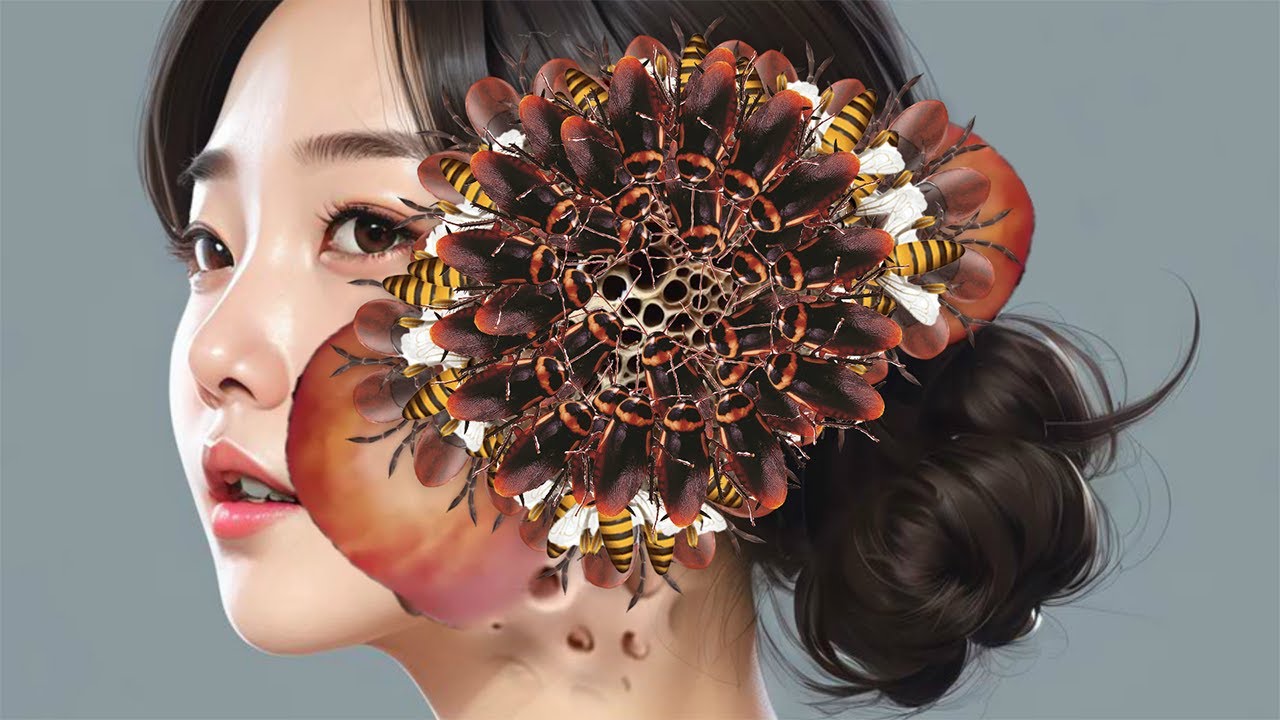 🔴Live ASMR Animation Dog Ticks Removal & Back Treatment | severely ...