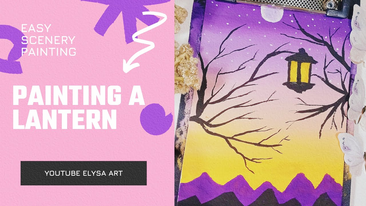 Easy Painting Ideas to Try || Easy Way to Paint a Lantern || Easy ...