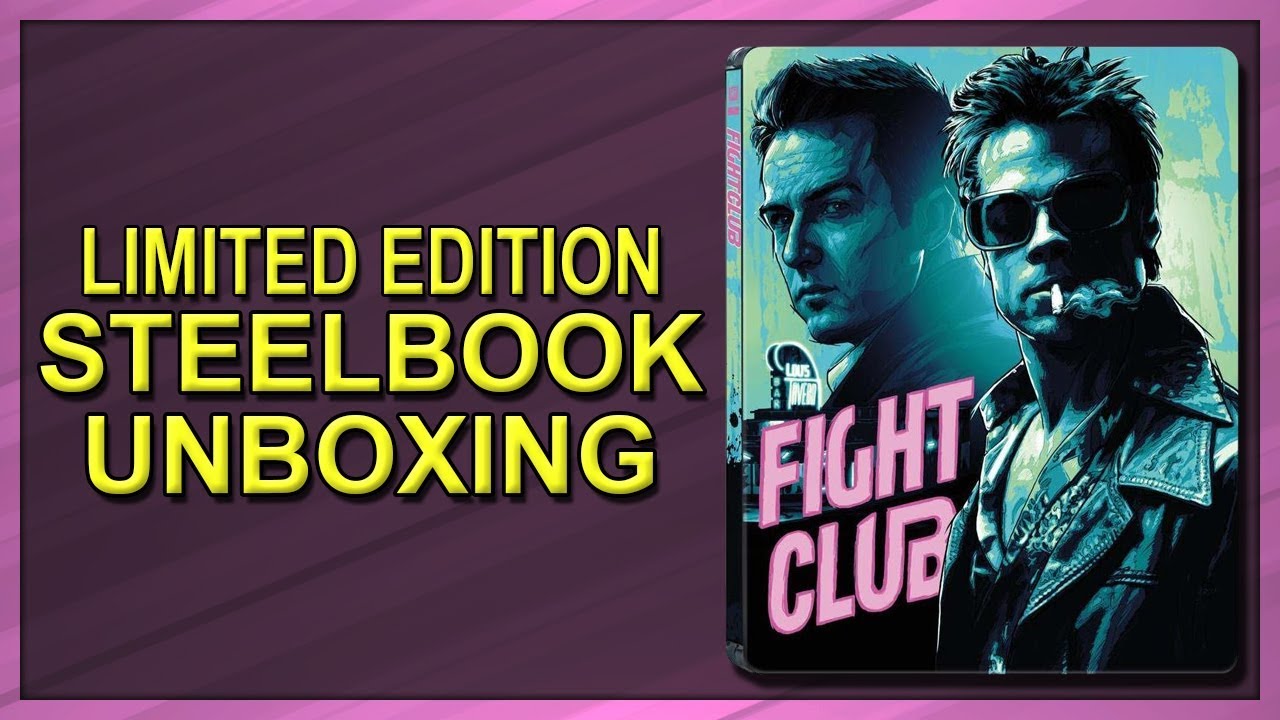 Fight Club Limited Edition Blu-ray SteelBook Unboxing - YouTube