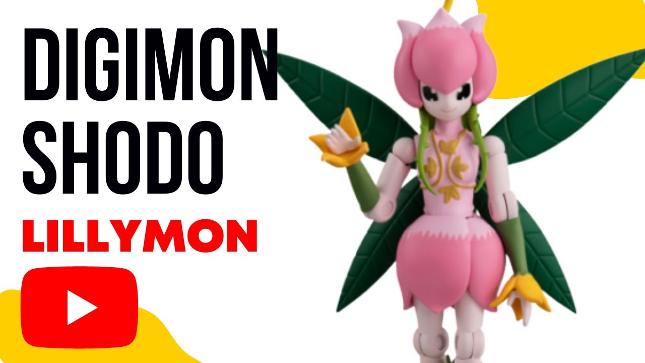DIGIMON TOY SHODO - LILLYMON - YouTube