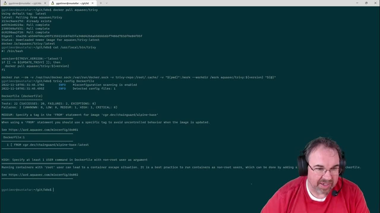 Trivy demo- container vulnerability scanner - YouTube