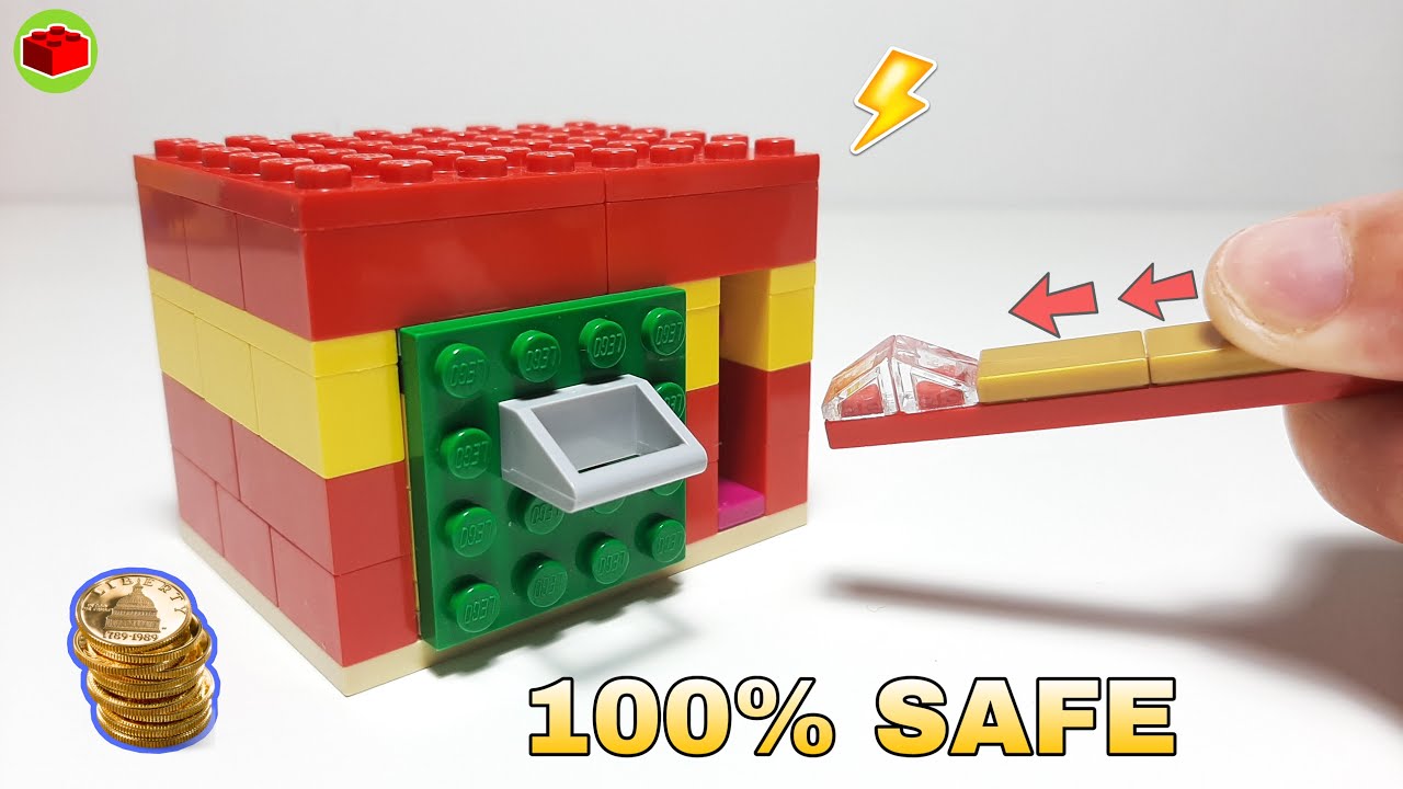 Build LEGO Safe With a Slim Key (no technic) - YouTube