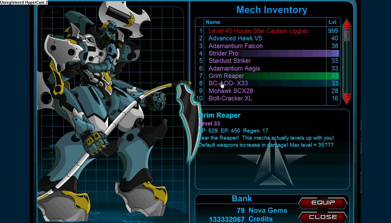 Trading mech quest account - YouTube