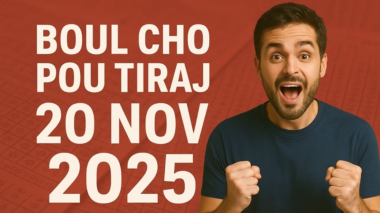 🔥BOUL BÒLÈT POU TIRAJ 20 NOV 2025🔥 Pral gen Bingoo Wiii zanmim yo ...